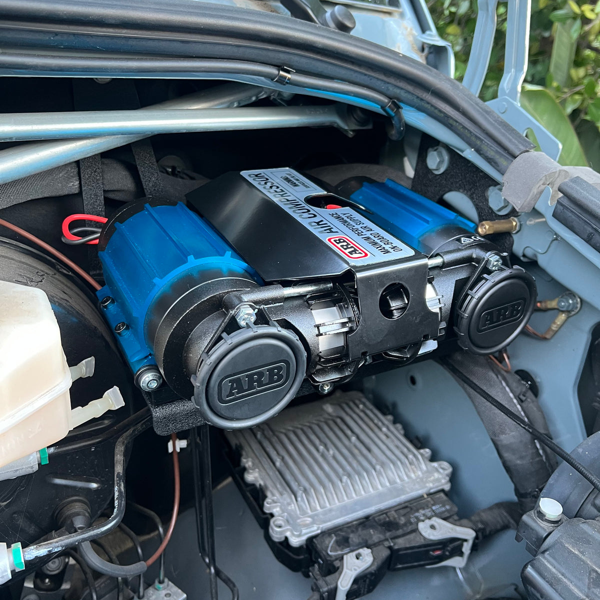 Moonraker Design Drivers Side ARB Twin Compressor Engine Bay Bracket ...